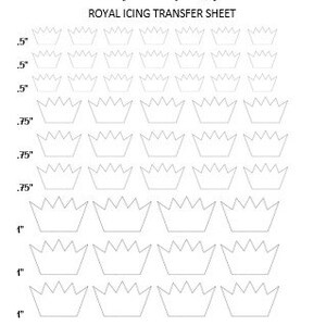 Wild Crown Royal Icing Transfer Sheet - Etsy