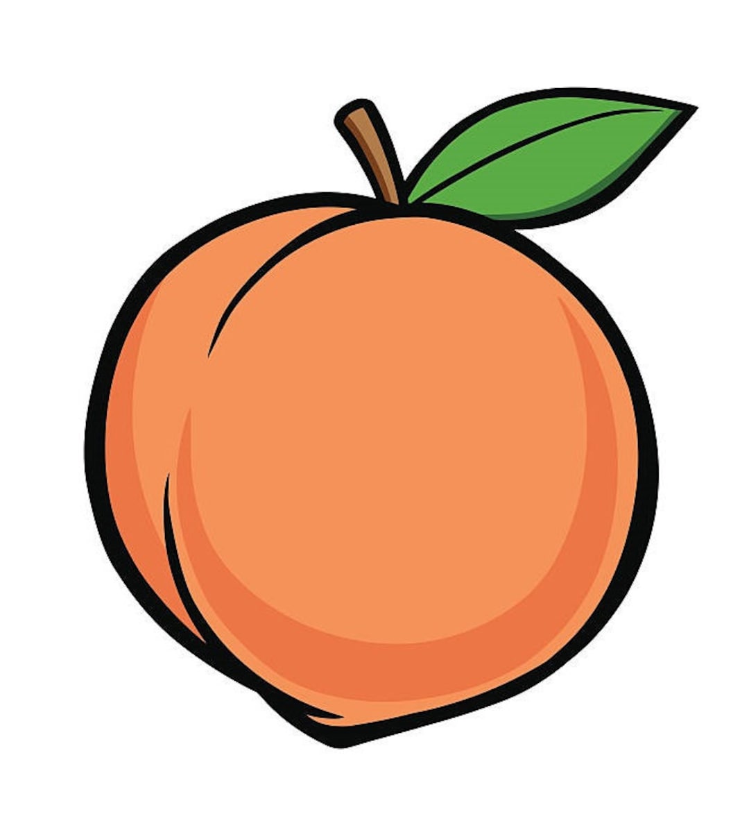 Peach Royal Icing Transfer Sheet - Etsy