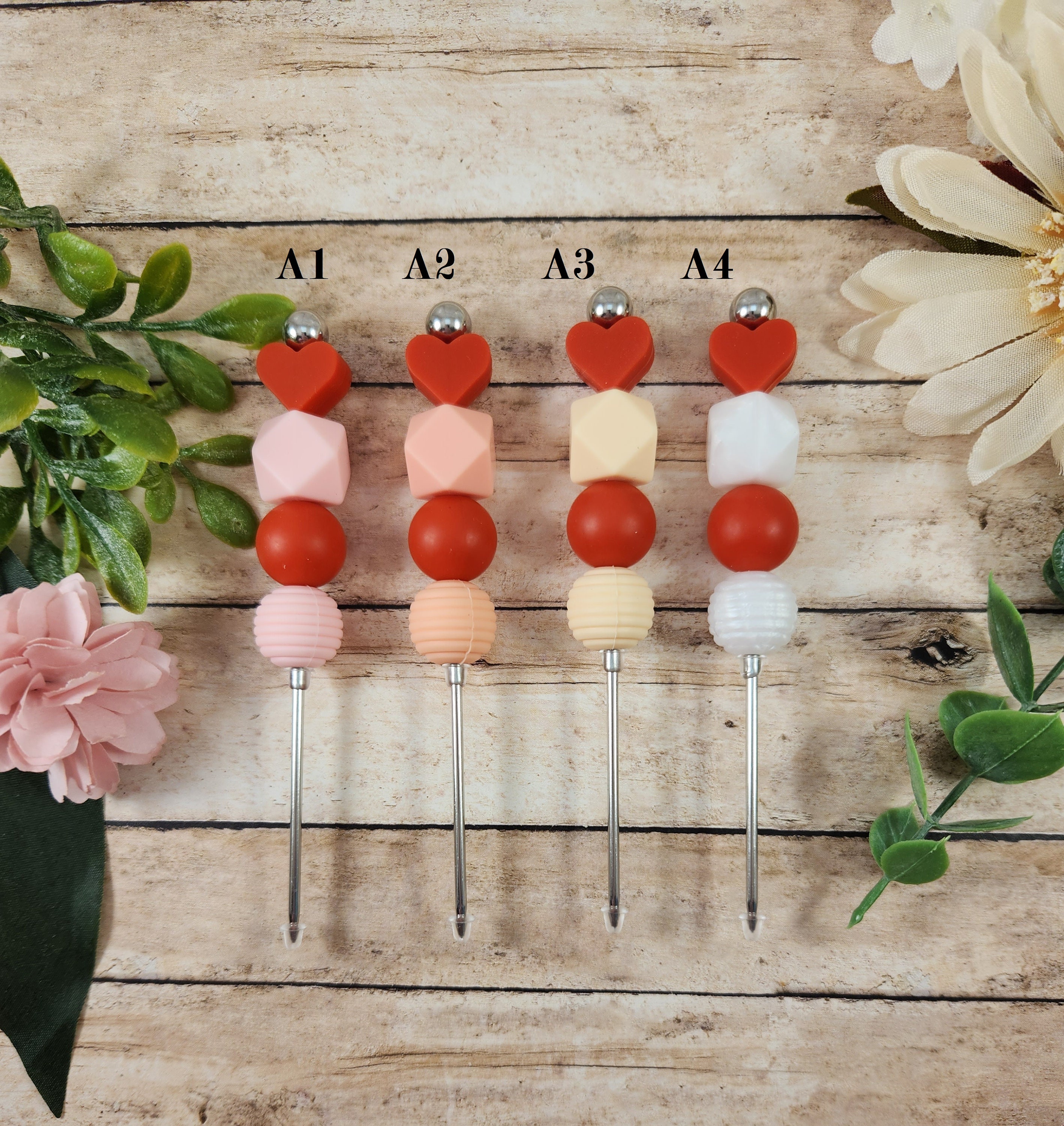 READY TO SHIP 4 Heart Cookie Scribe Tool, Beaded Scribe, Pretty Scribe ...