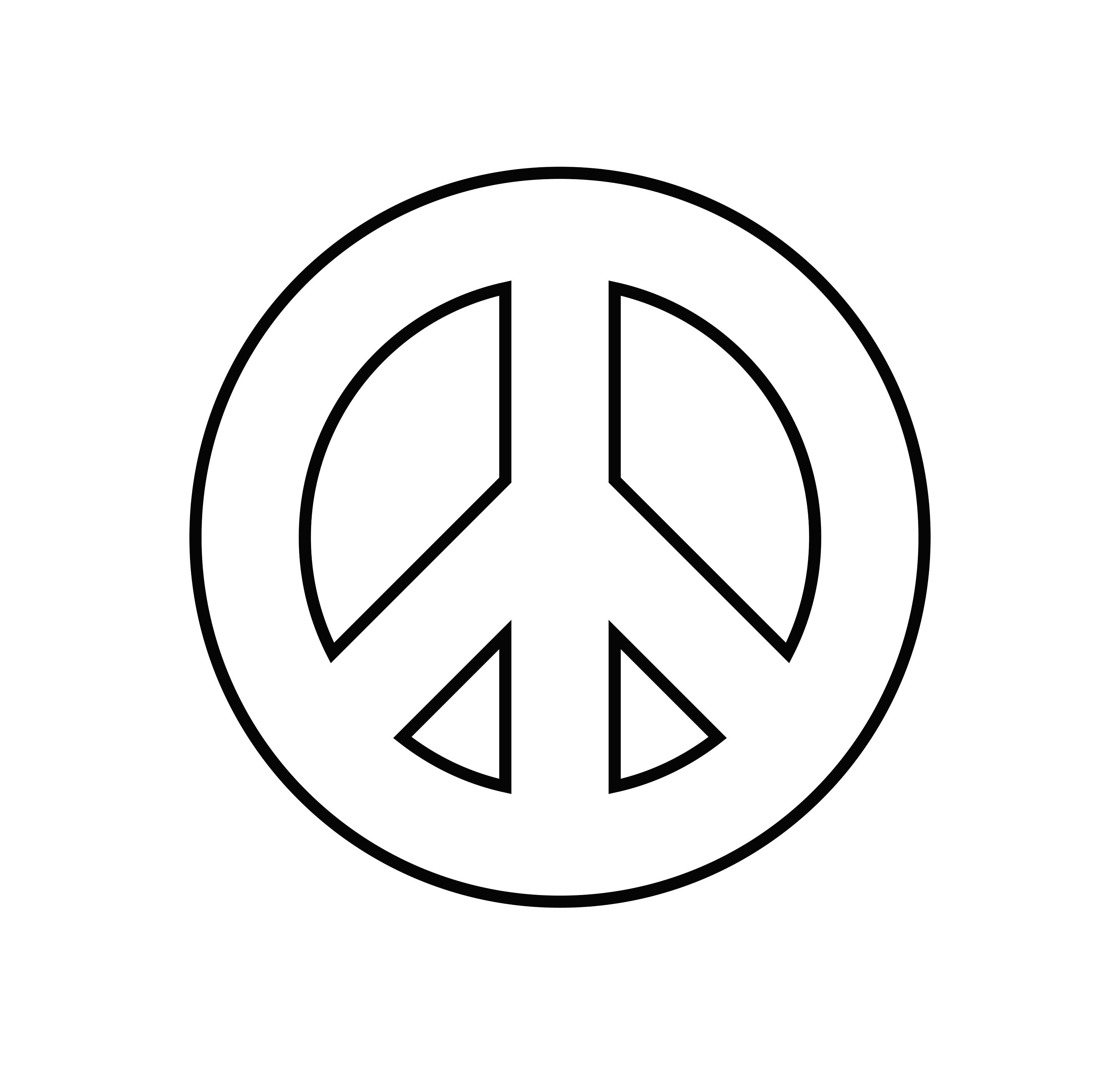Peace Sign Royal Icing Transfer Sheet - Etsy