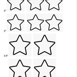 Star Royal Icing Transfer Sheet - Etsy