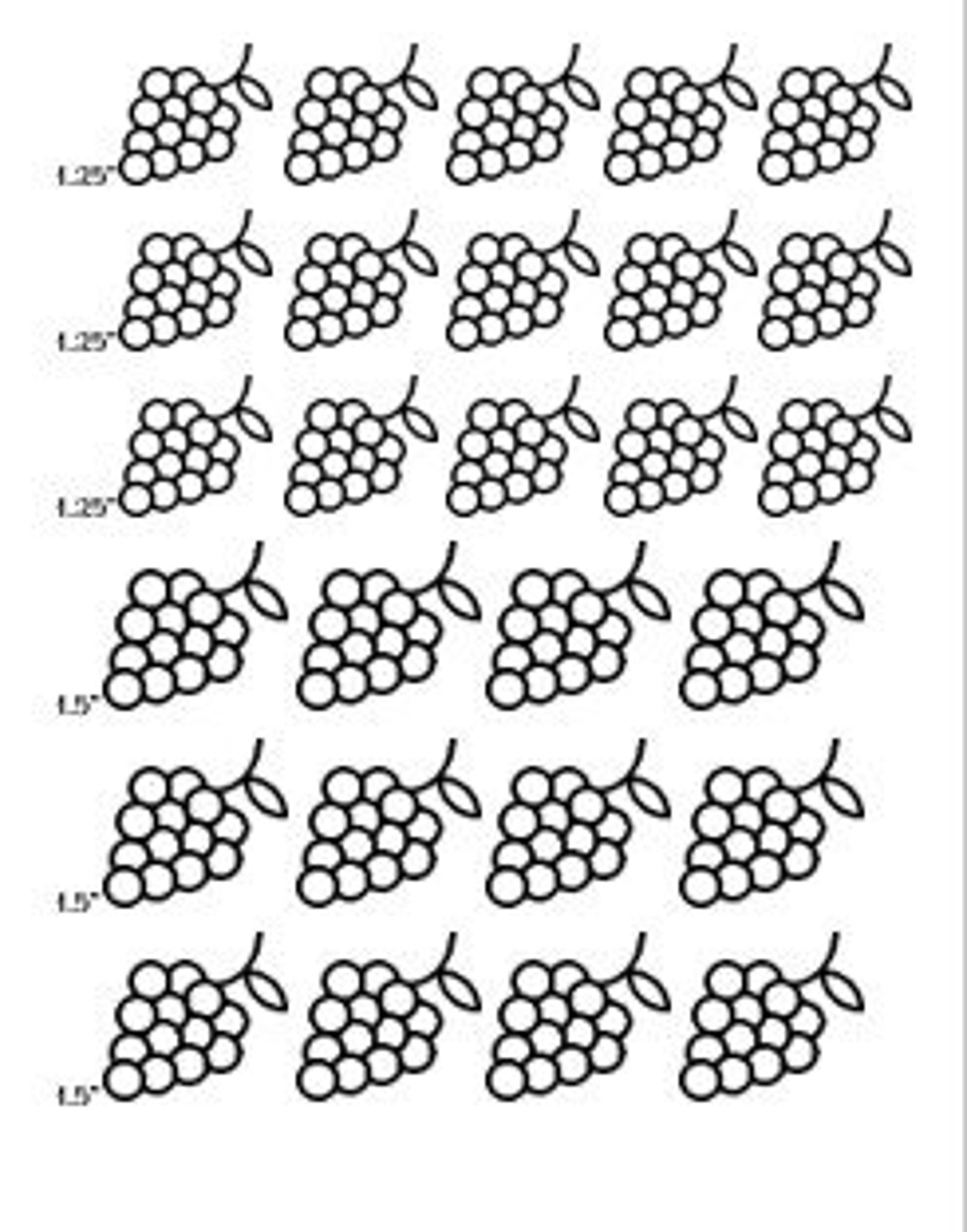 Grapes Royal Icing Transfer Sheet - Etsy