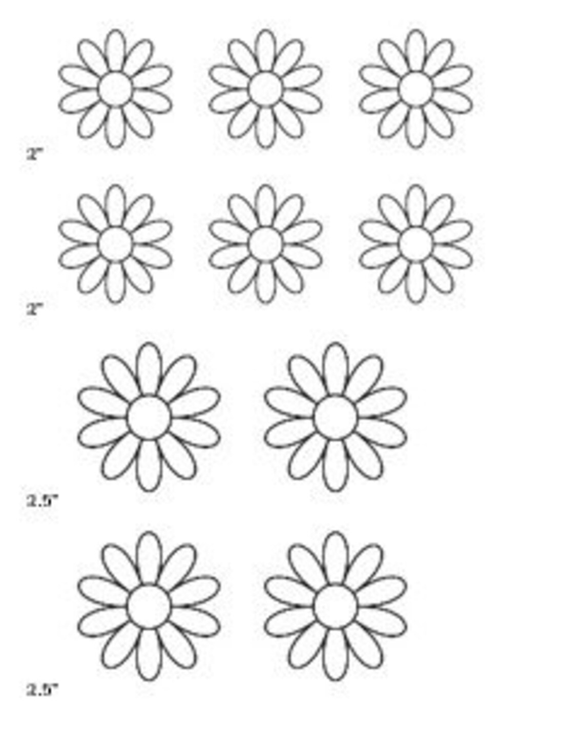 Daisy Royal Icing Transfer Sheet - Etsy