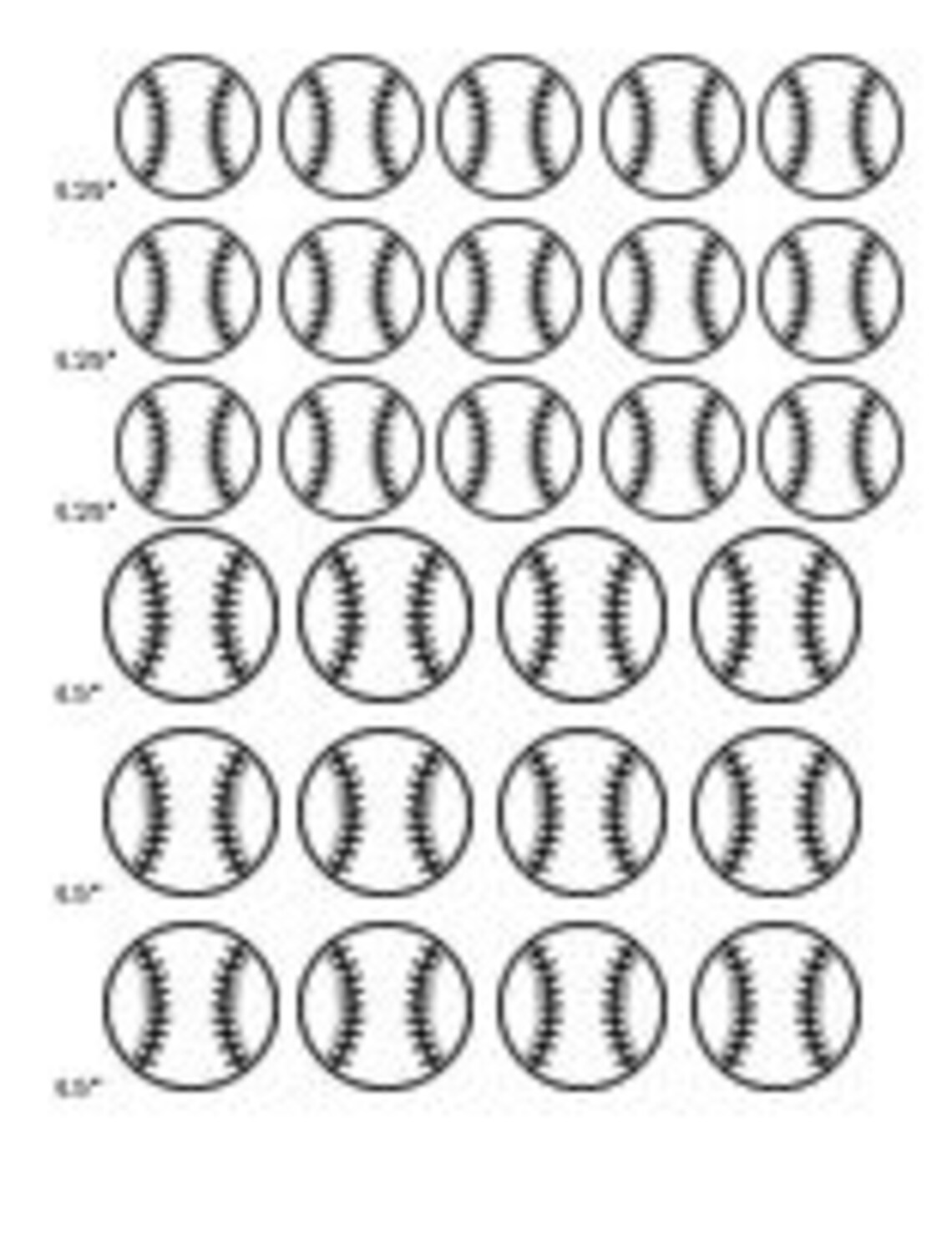 Baseball Royal Icing Transfer Sheet - Etsy