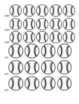 Baseball Royal Icing Transfer Sheet - Etsy
