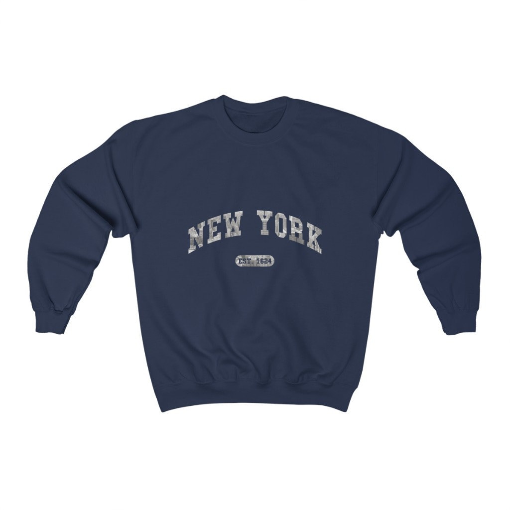 NEW YORK Crewneck Sweater / New York Pullover / New York Merch | Etsy