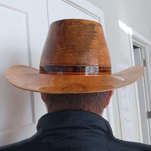 REAL Maple Lathe-turned Wood Hat -wearable Artisan Workpiece - Etsy