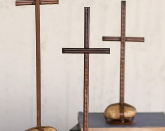 Scrap Metal Cross - Etsy