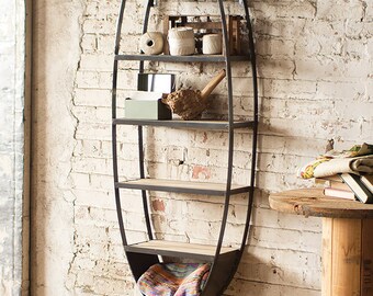 Oval Shelf Unit - Etsy