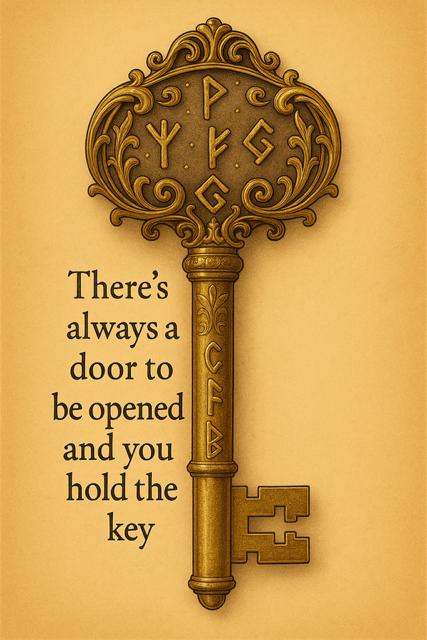 Key, Runes, Universe - Etsy