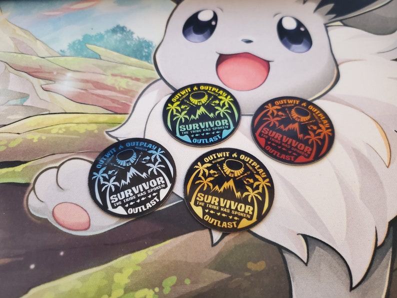 Survivor TV Show Minimalist Stickers Set of 4 Colors Also - Etsy