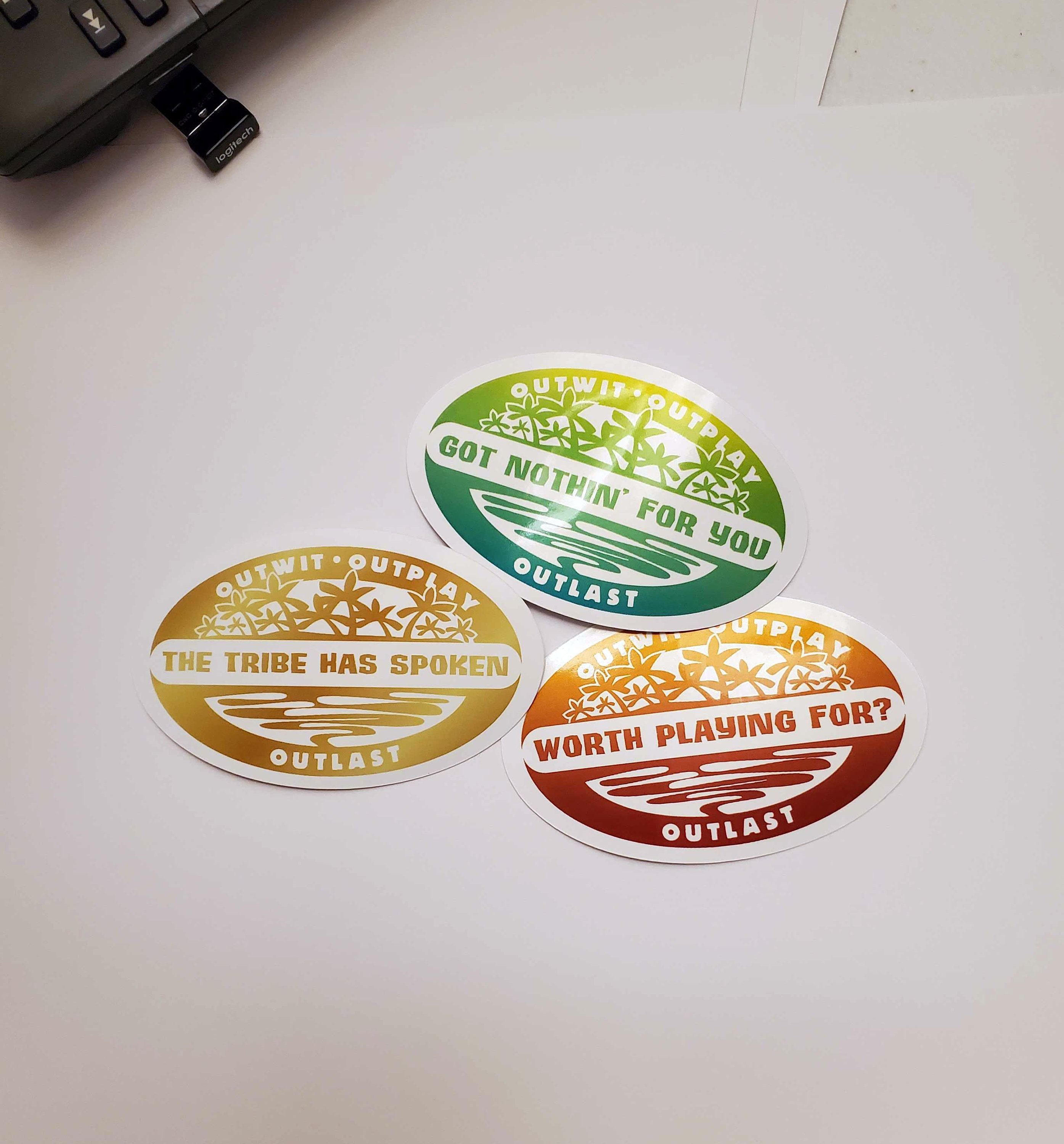 Survivor TV Show Sticker Classic Edition Customizable | Etsy