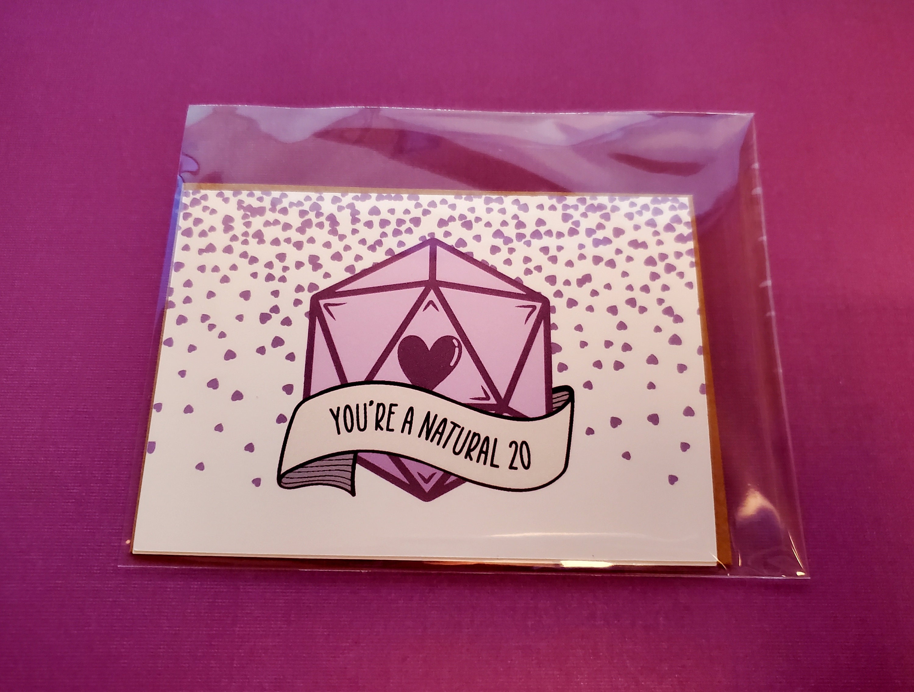 Dnd Valentine's Greeting Cards | Dnd Cards, Nerdy Gift, D20 Greeting ...