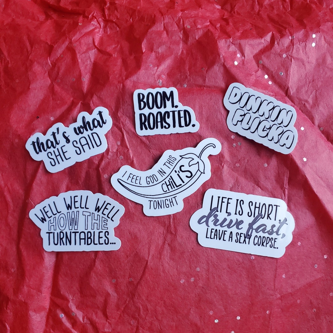 The Office Quotes Sticker Pack #2 | the Office Sticker Pack, TV Show ...