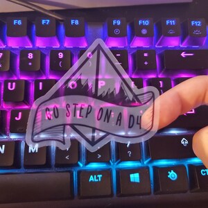 Go Step on A D4 Sticker | Dnd Stickers, D4 Sticker, Dungeons & Dragons ...