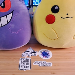 Dungeons and Dragons Funny Sticker Pack | Dnd Stickers, D4 Sticker ...