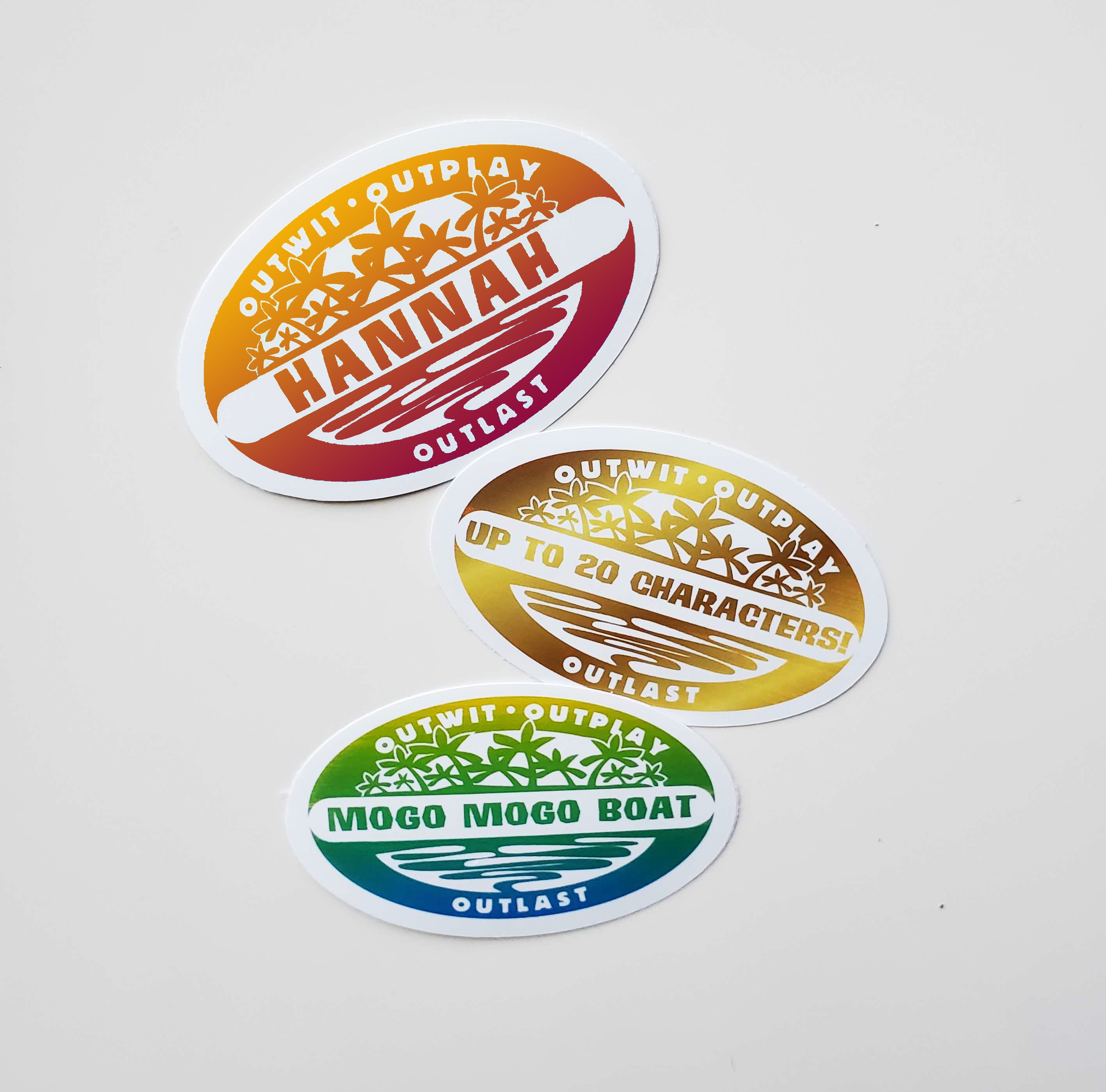 Survivor TV Show Sticker Classic Edition Customizable | Etsy