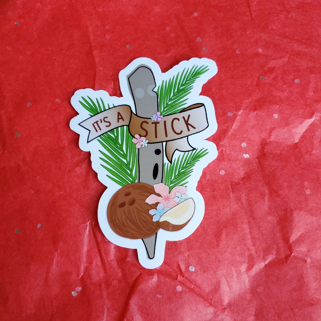 The Stick Sticker | Survivor TV Show Sticker - Etsy