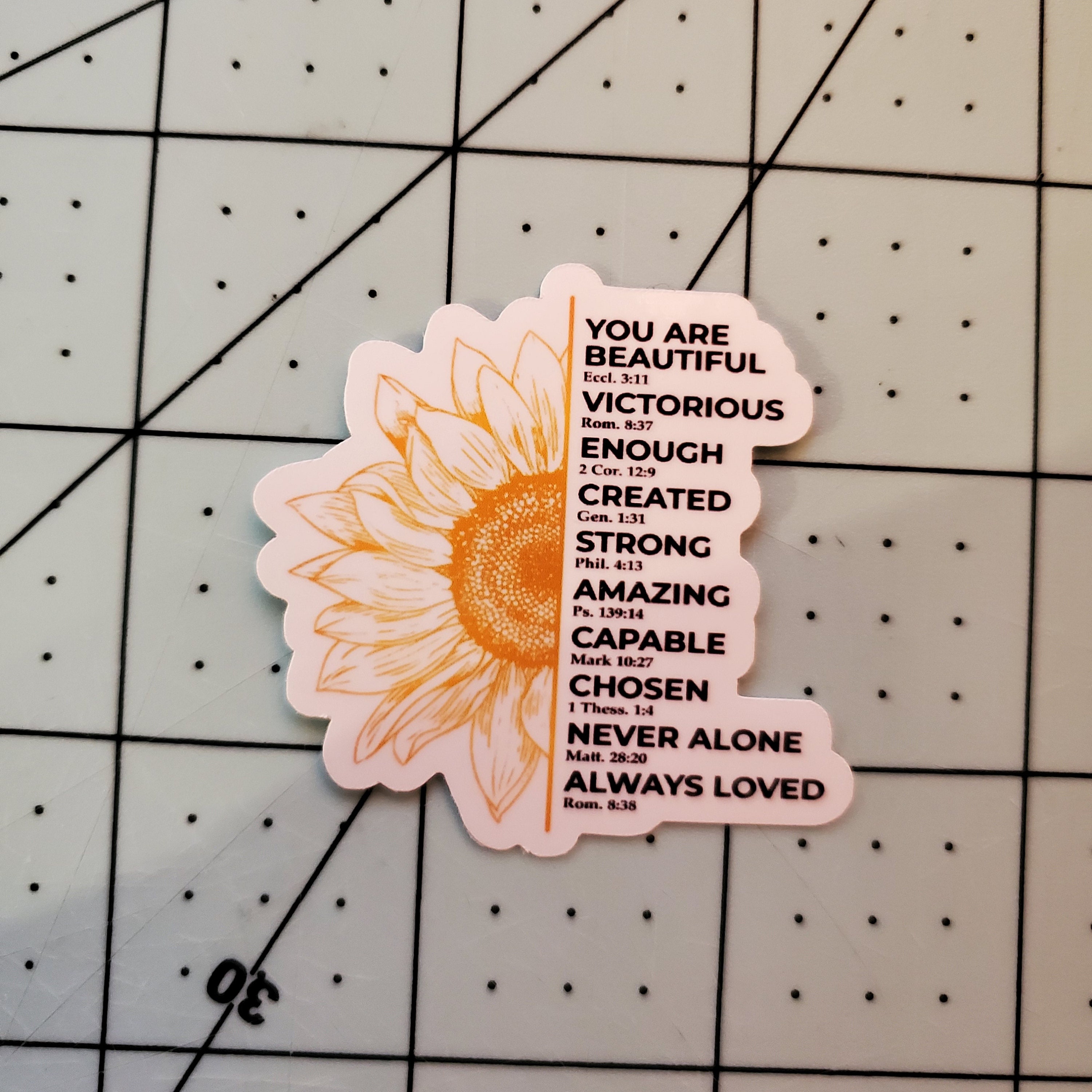 You Are Sticker RANDOM Sticker Packs | Christian Bible Verse Stickers ...
