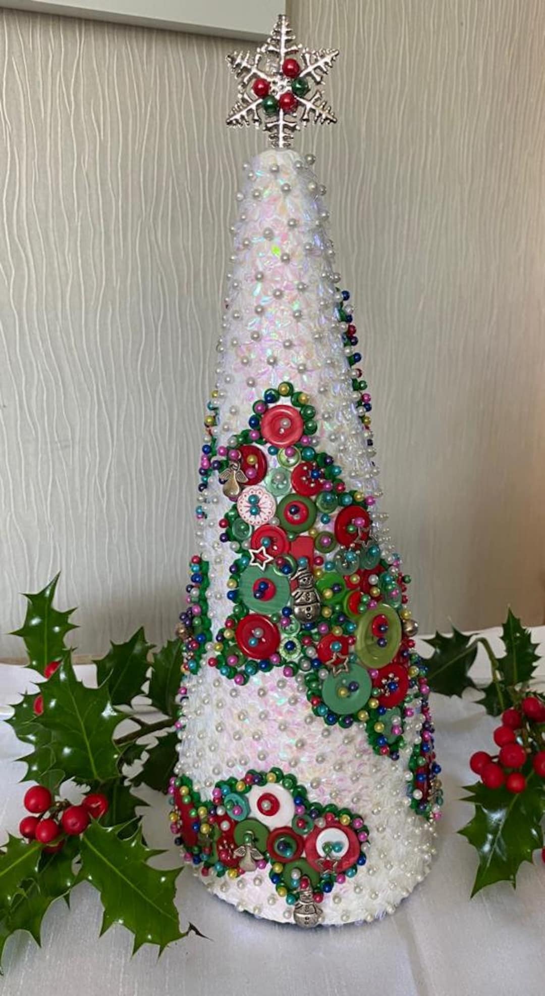 Snowy Christmas Tree - Etsy