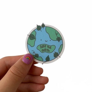 Environmental Earth Sticker Pack - Etsy