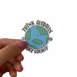 Environmental Earth Sticker Pack - Etsy