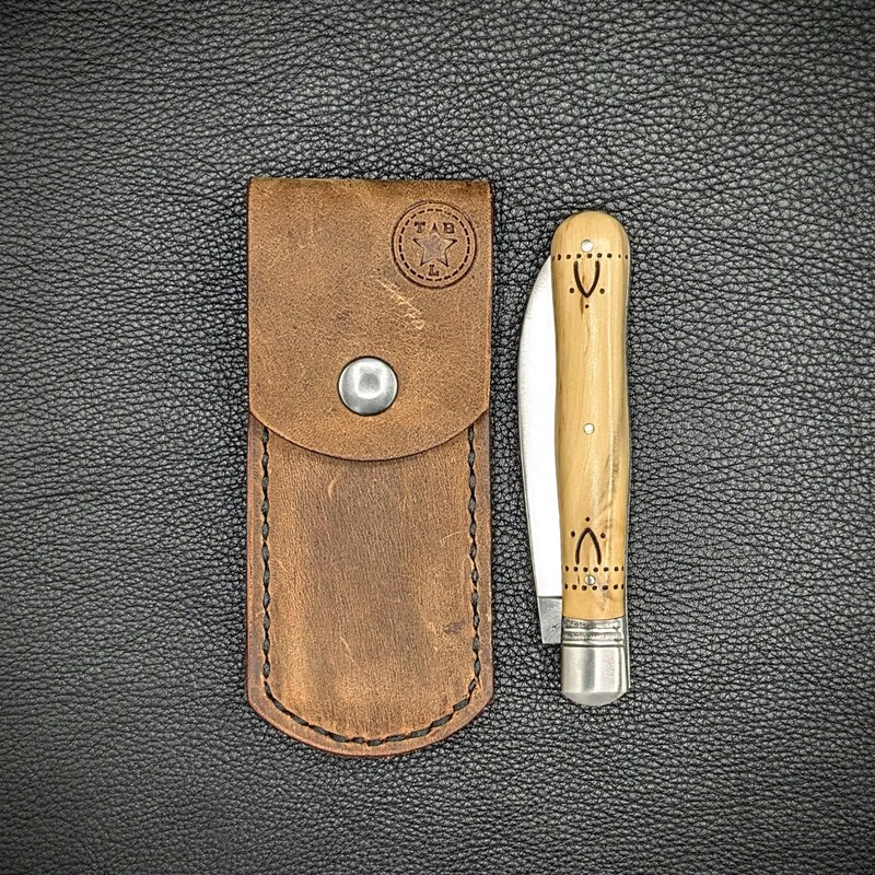Leather Knife Pouch - Etsy