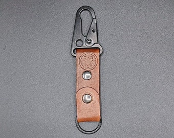 Handmade Leather Keychain/ HK Hook Keyring/ Leather Keyfob/ - Etsy