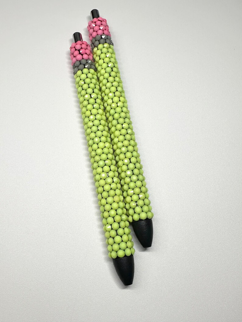 Opaque Resin Rhinestone Pencil Pen - Etsy