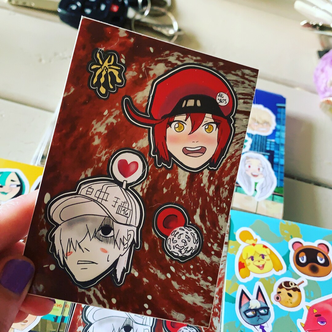 Cells at Work Sticker Sheet - Etsy
