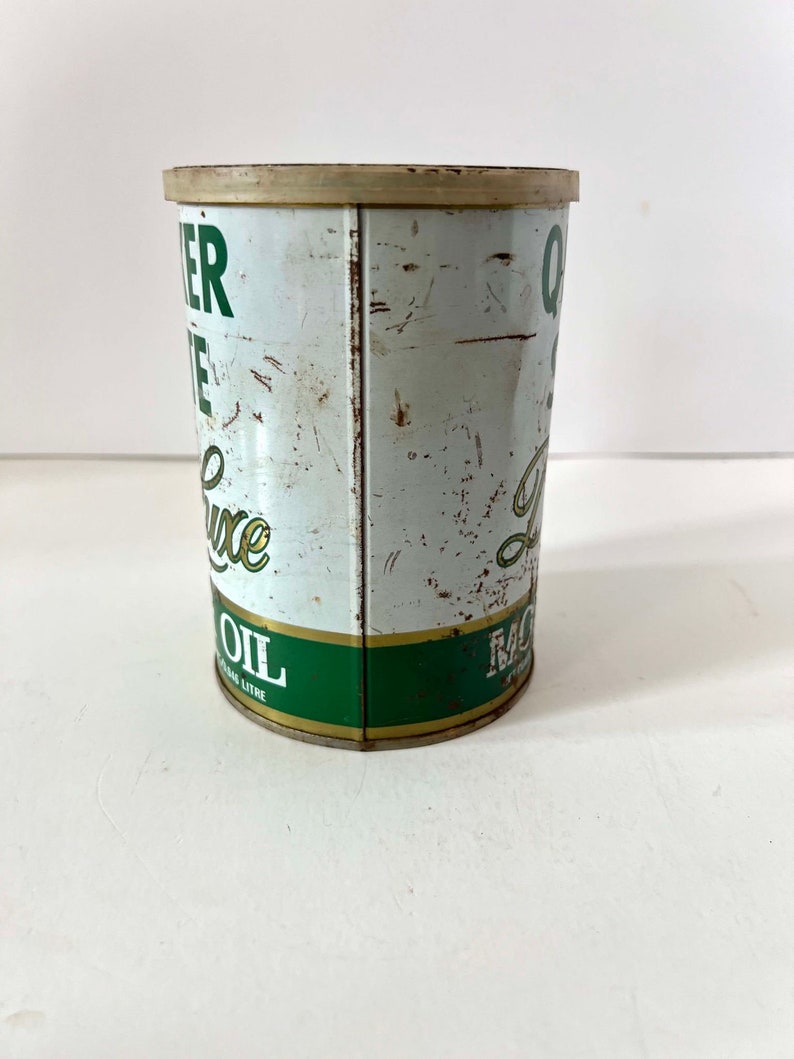 Quaker State Deluxe Motor Oil Metal Quart Can - Etsy