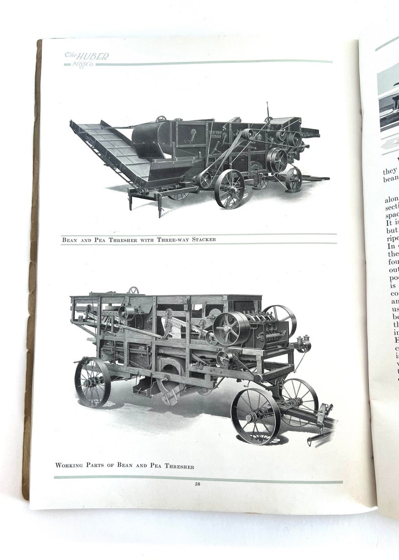 Huber, the New Engines & Threshing Machines 1913 - Etsy