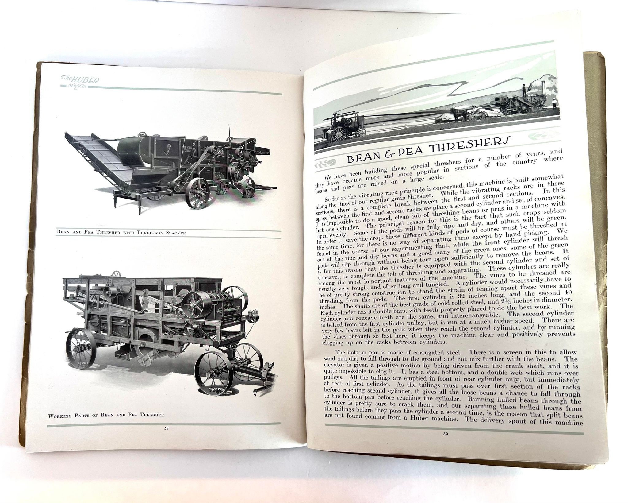 Huber, the New Engines & Threshing Machines 1913 - Etsy
