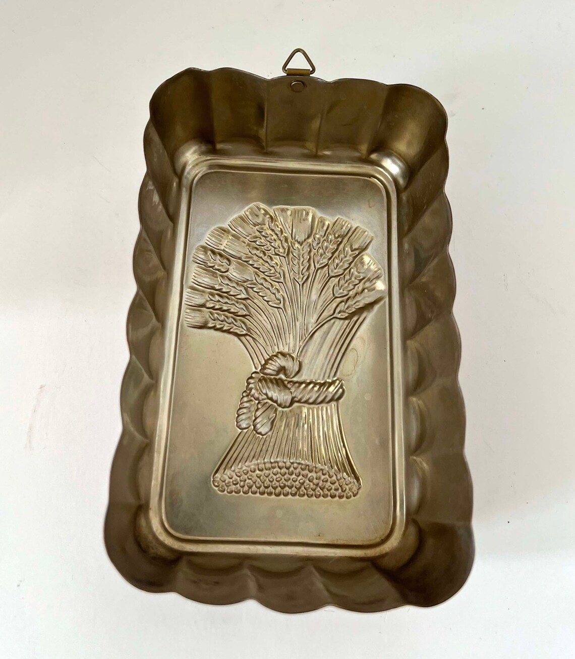 Vintage Copper & Brass Wheat Kitchen Mold - Farmhouse Decor - Etsy