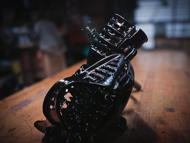 Antique AH Patch Cast Iron Black Hawk Corn Sheller #909 | Excellent ...