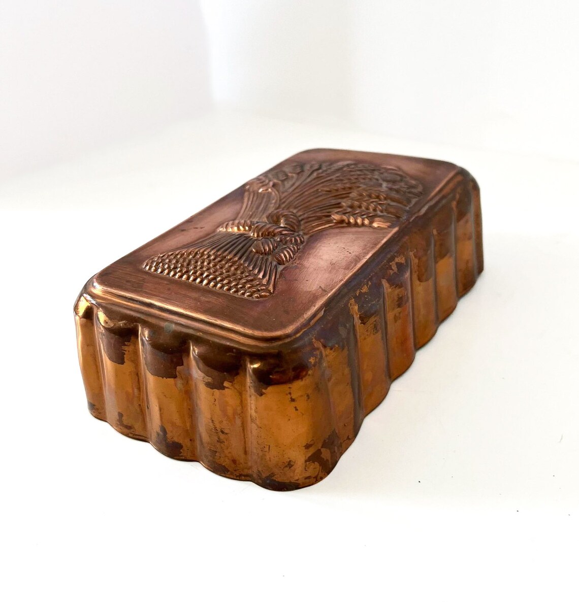 Vintage Copper & Brass Wheat Kitchen Mold - Farmhouse Decor - Etsy