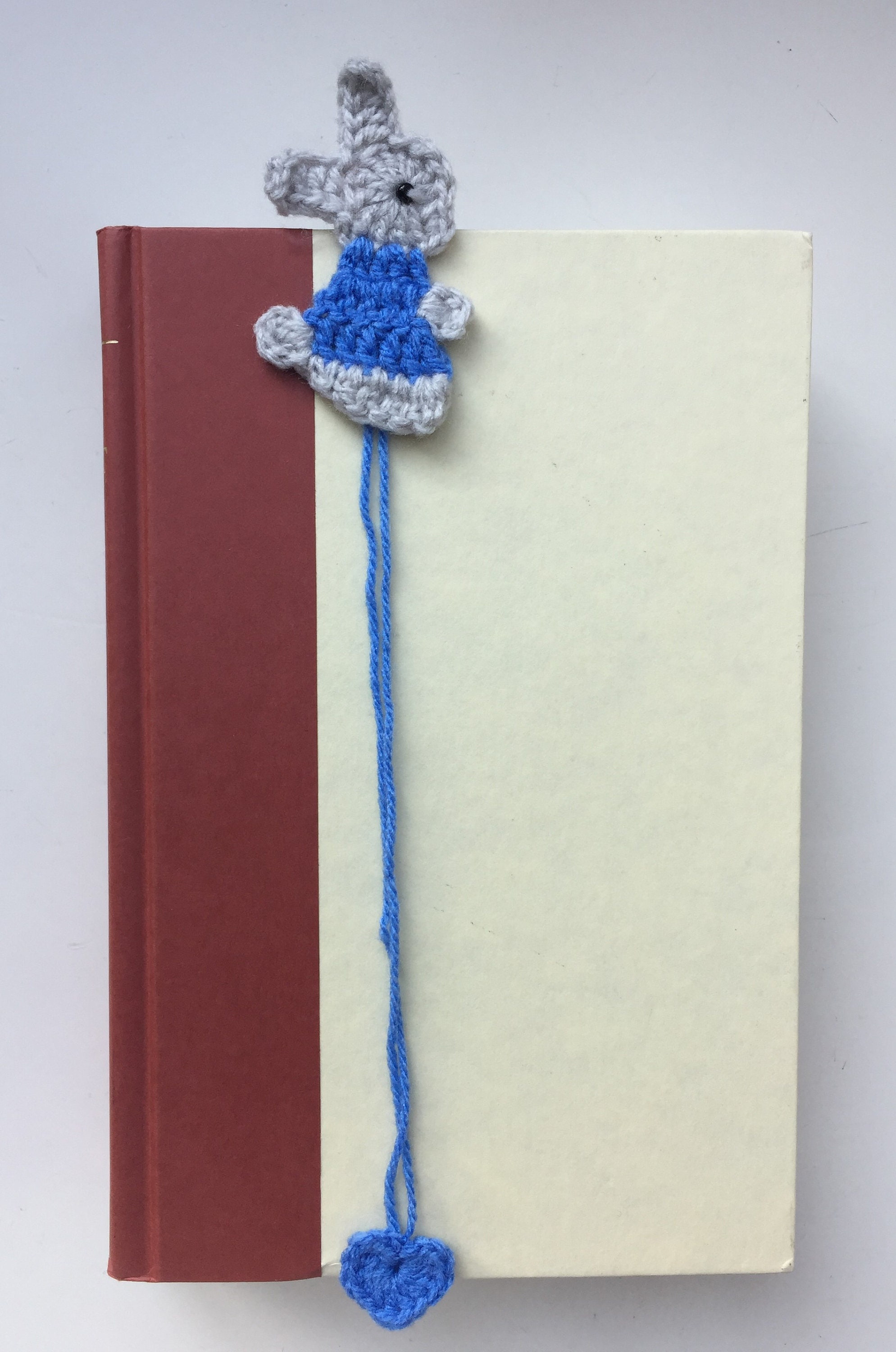 Crochet Bunny Bookmark or Multi-use Sew on Patch for DIY Project ...