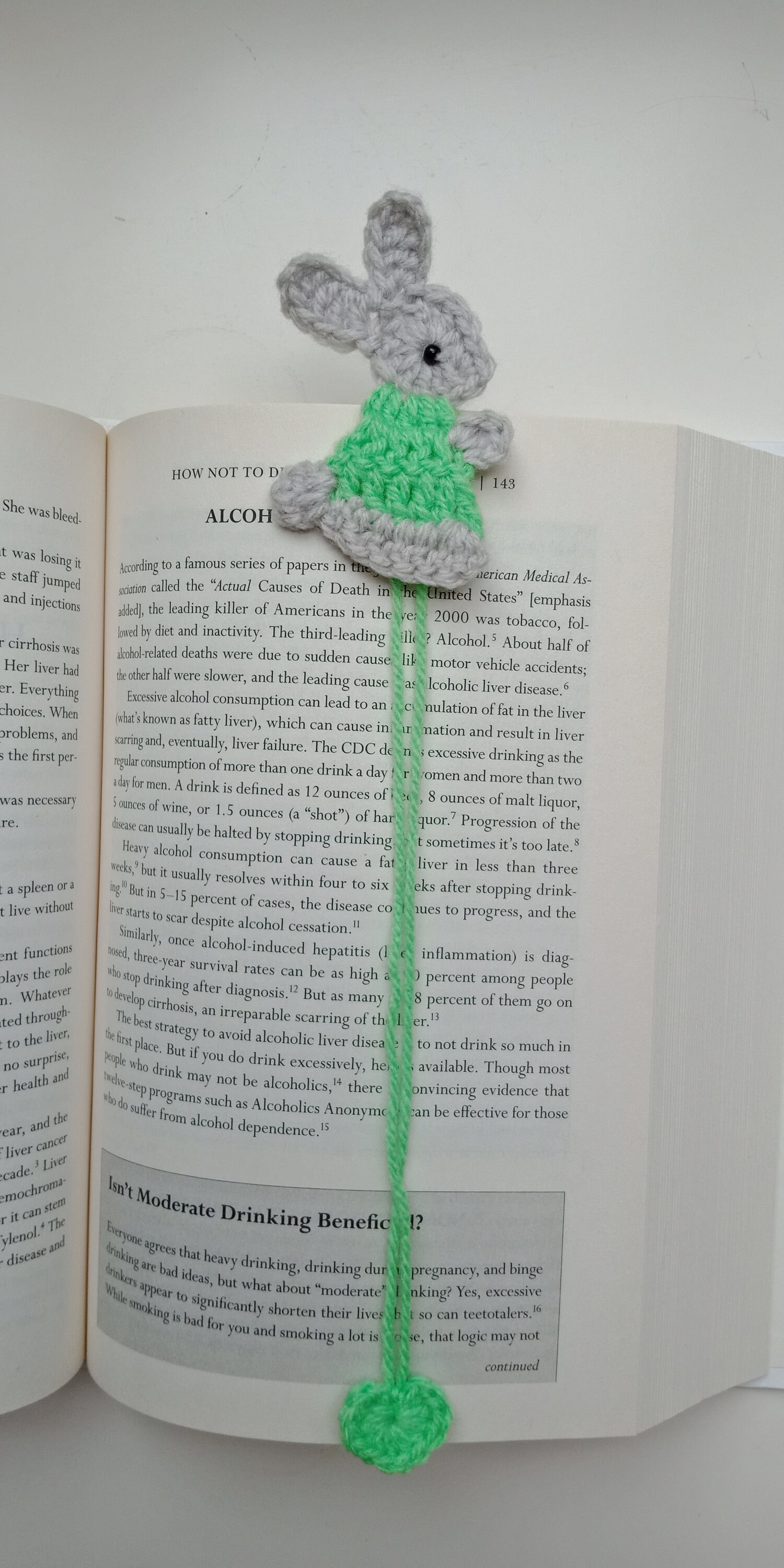 Crochet Bunny Bookmark or Multi-use Sew on Patch for DIY Project ...