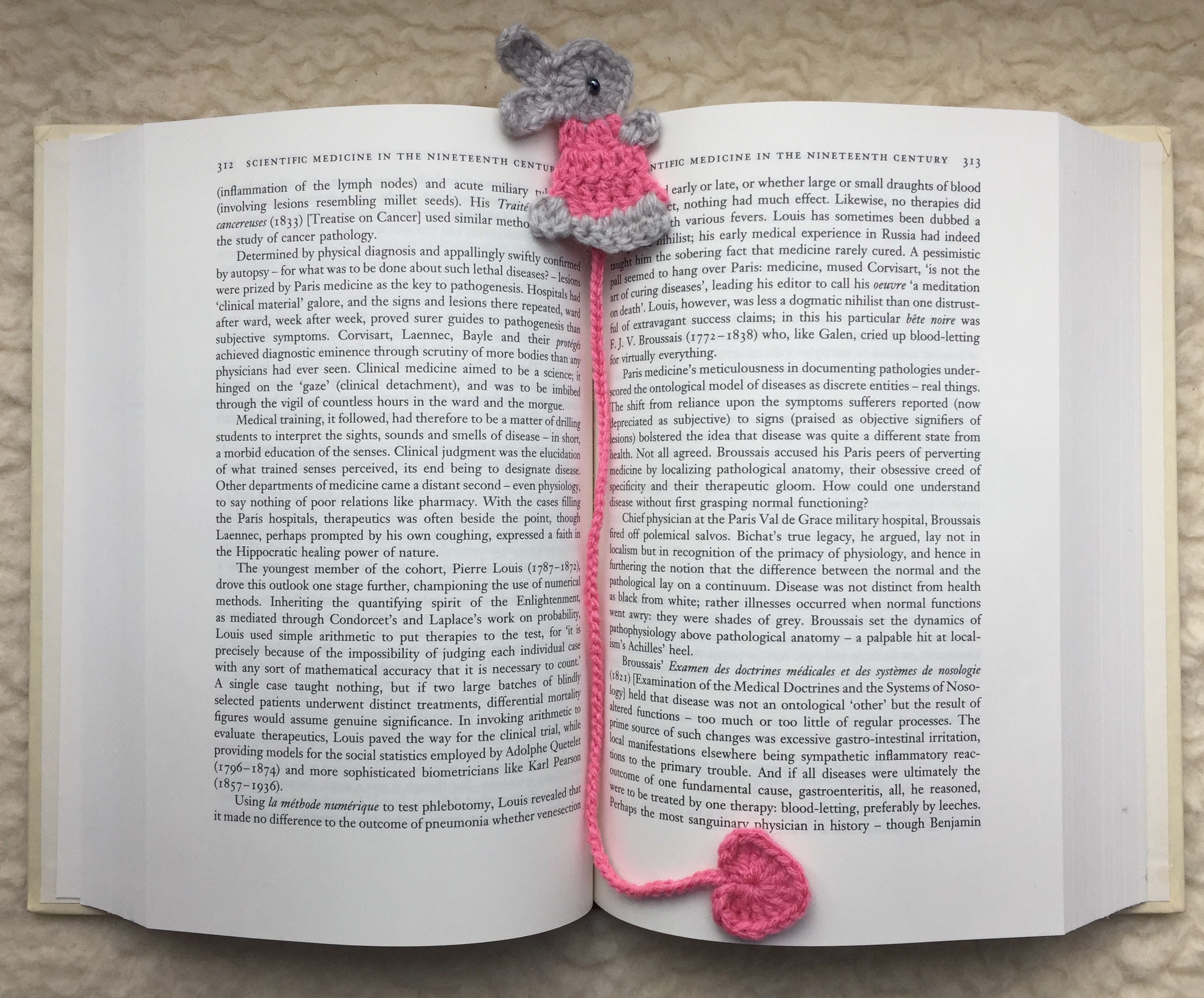 Little Bunny Crochet Bookmark | Cute Rabbit Cottagecore Stationary for ...