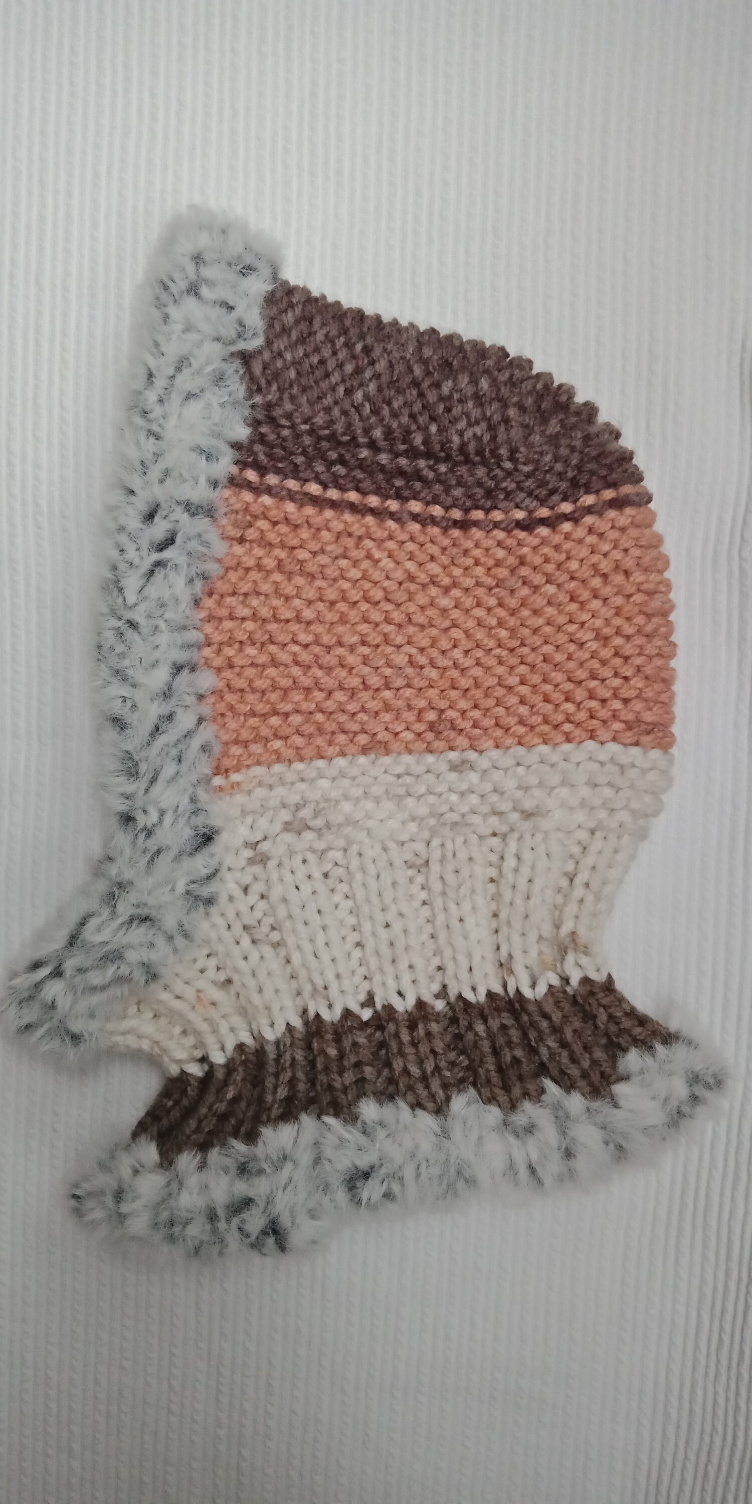 Knit Balaclava Ski Mask | Adult Women's Winter Hood | Blue Purple ...