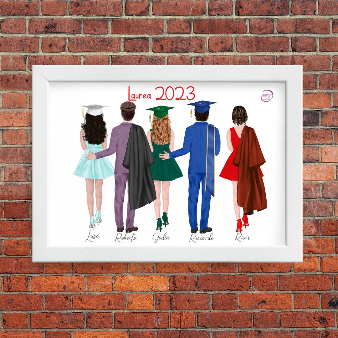 Graduates and Graduates Personalized Print for Graduation Souvenir ...