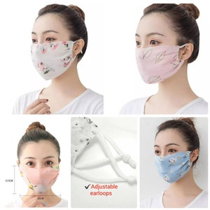 Lightweight chiffon face mask weightless sheer chiffon face | Etsy