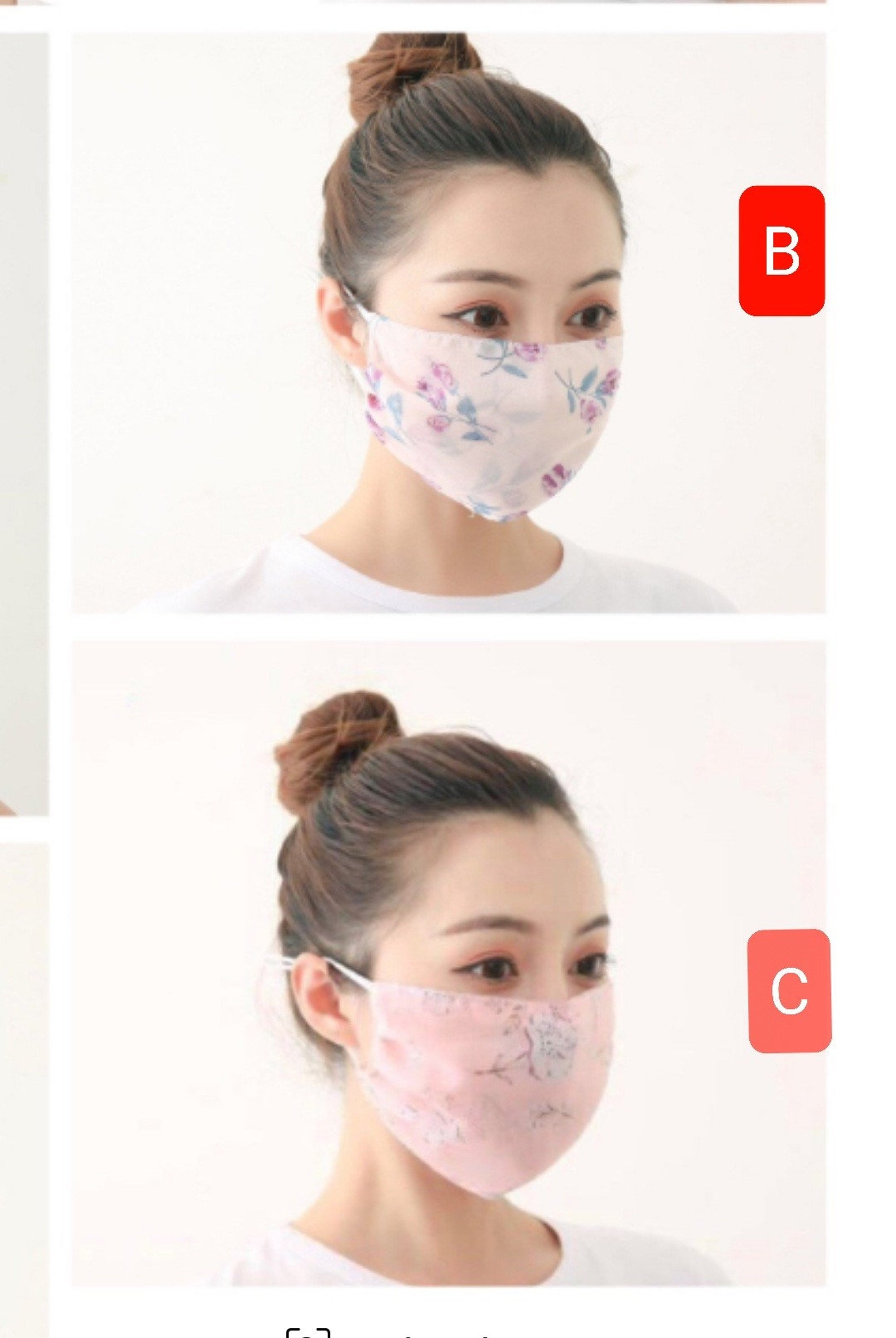 Lightweight Chiffon Face Mask Weightless Sheer Chiffon Face - Etsy
