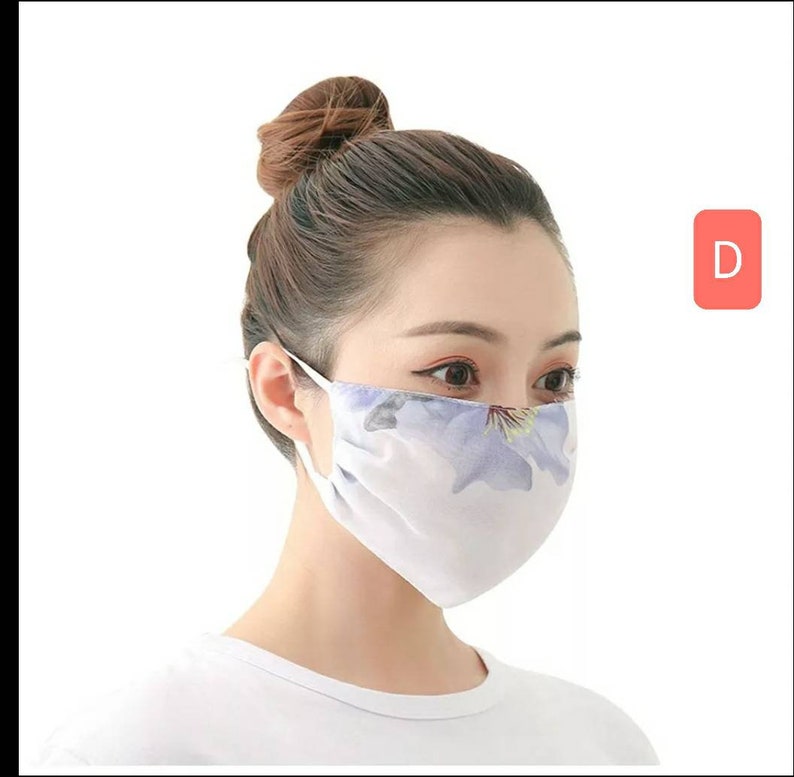 Lightweight Chiffon Face Mask Weightless Sheer Chiffon Face - Etsy