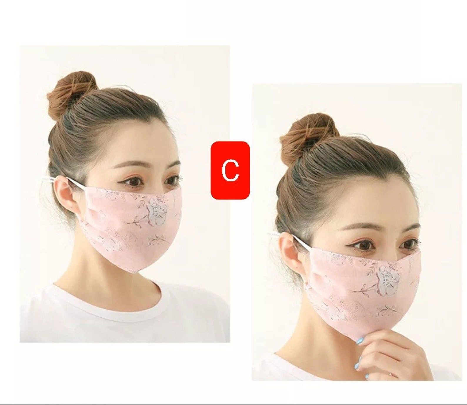Lightweight Chiffon Face Mask Weightless Sheer Chiffon Face - Etsy