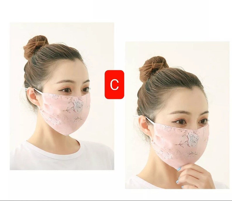 Lightweight Chiffon Face Mask Weightless Sheer Chiffon Face - Etsy