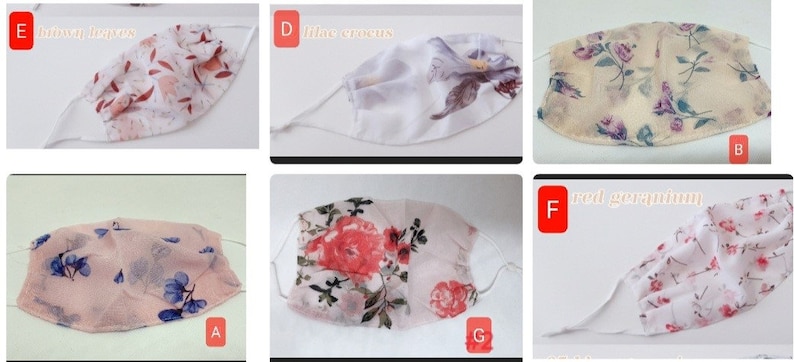 Lightweight Chiffon Face Mask Weightless Sheer Chiffon Face - Etsy