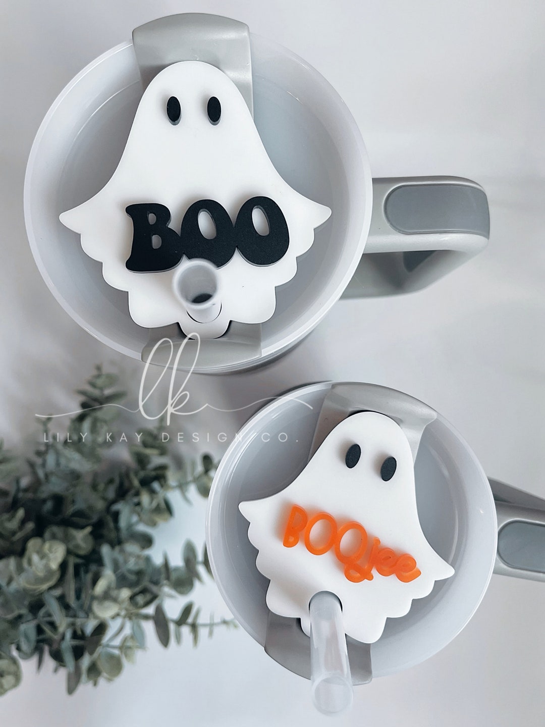 30 or 40oz Stanley Tumbler Ghost Topper | Personalized Tumbler ...