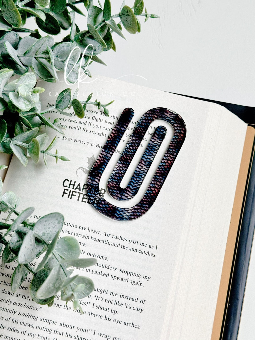 Jumbo Paperclip Bookmark Dragon Scale Bookmark Book Accessories Gift ...