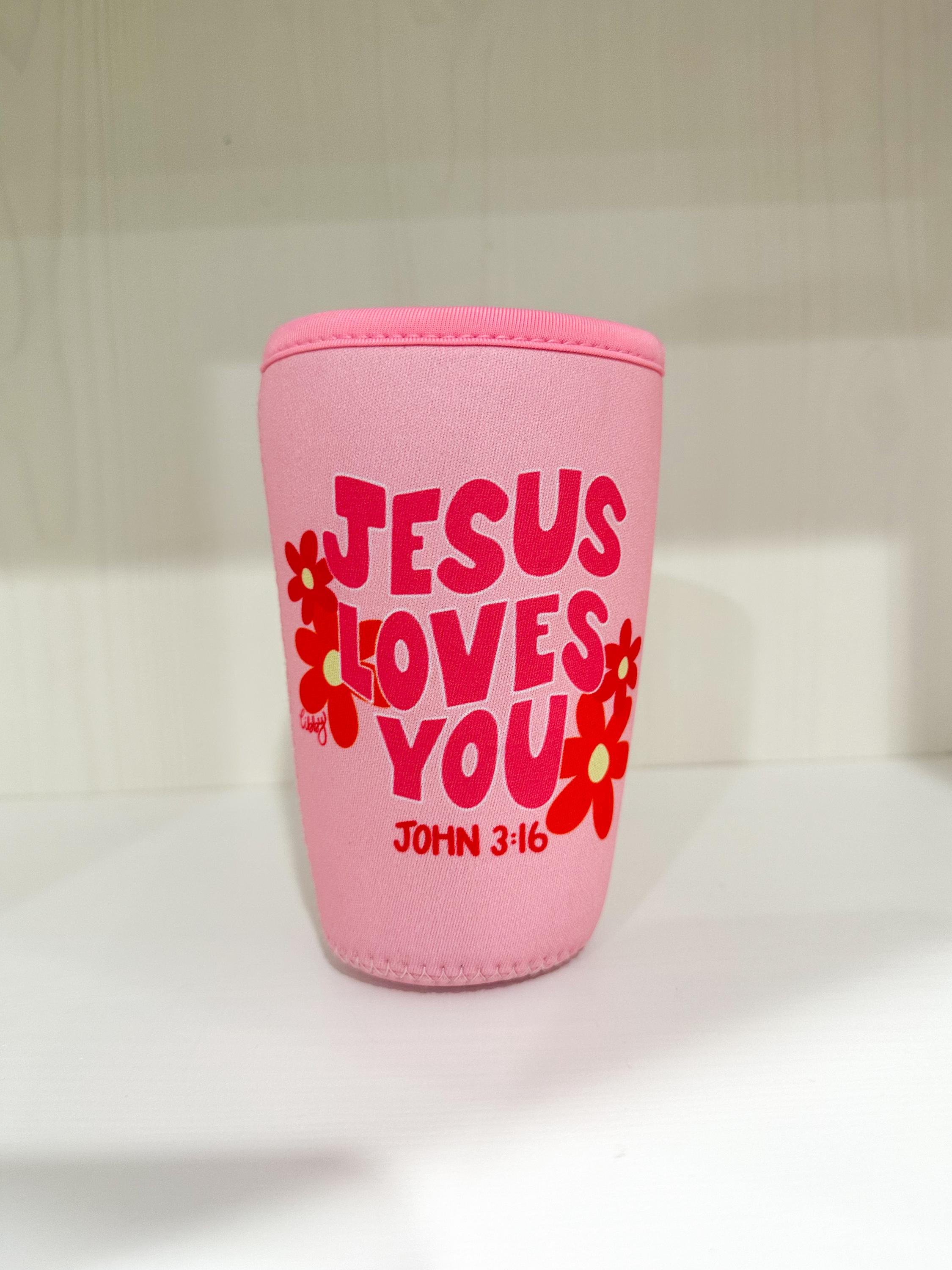 Jesus Loves You Drink Koozie - Etsy